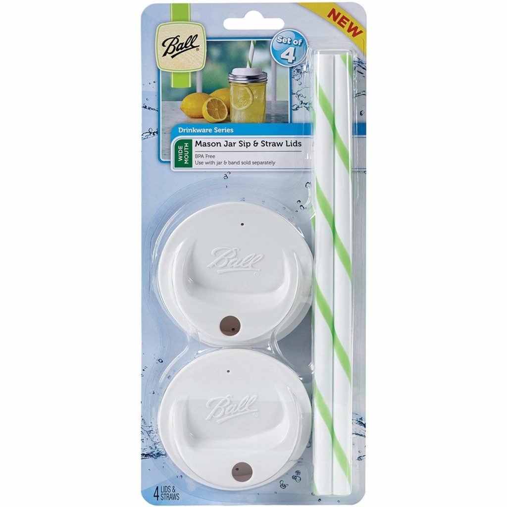 Ball Wide Mouth Sip and Straw Lids Set of 4 - True Forage